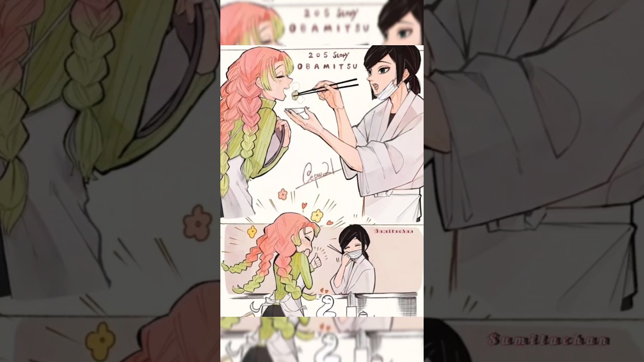 obanai x mitsuri ❤🥰 #demonslayer #anime #fun #obanai #mitsuri #trendingshorts