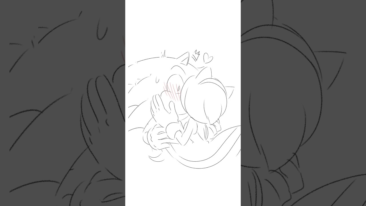 [ Sonamy ] Not in the watching eyes of Sega  💼💖#sonamy #sonic #amyrose #animatic