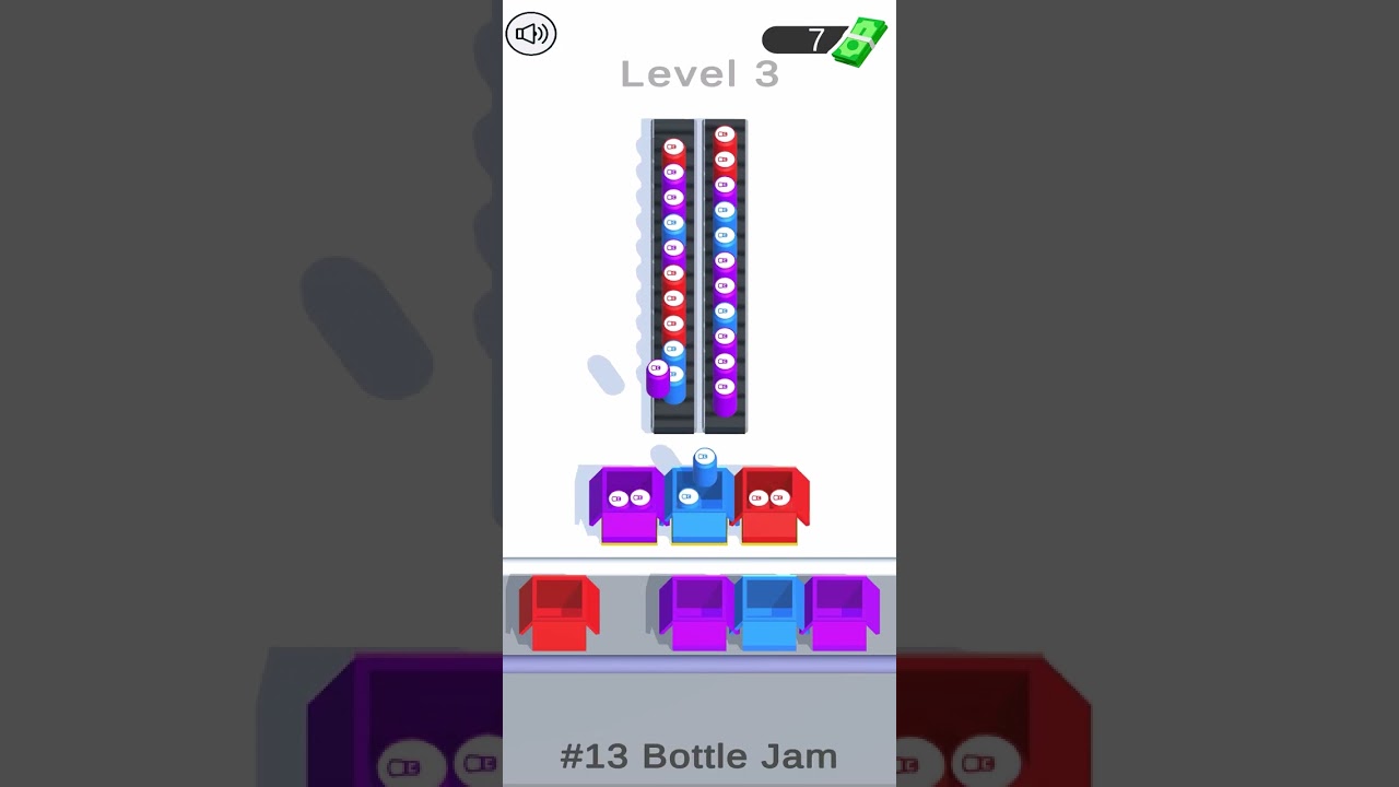 Bottle Jam - Unity Puzzle Game Source Code