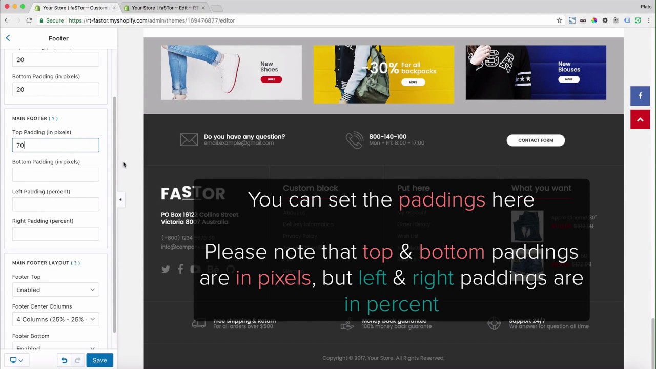 Fastor - General - Footer