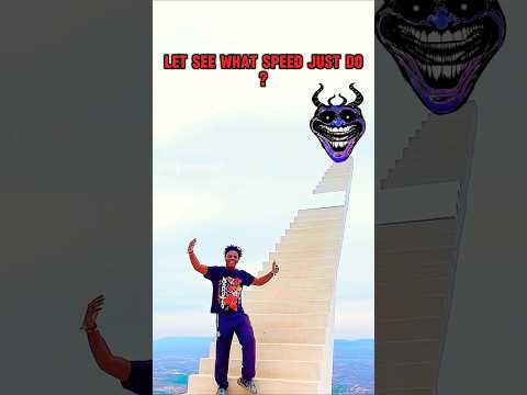 SPEED GOING TO CHALLENGE HEAVEN BRIDGE😱😱#troll #trolling #trollface #edit #speed