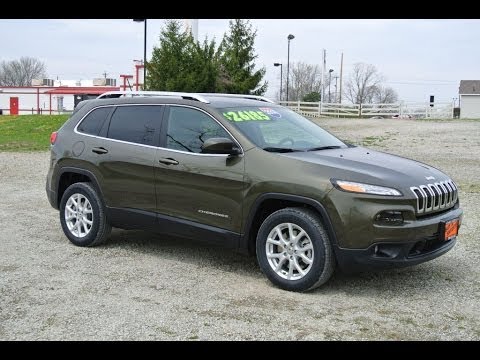 2014 Jeep Cherokee Latitude SUV Green for sale Dealership Dayton Troy Piqua Sidney Ohio | 26998T