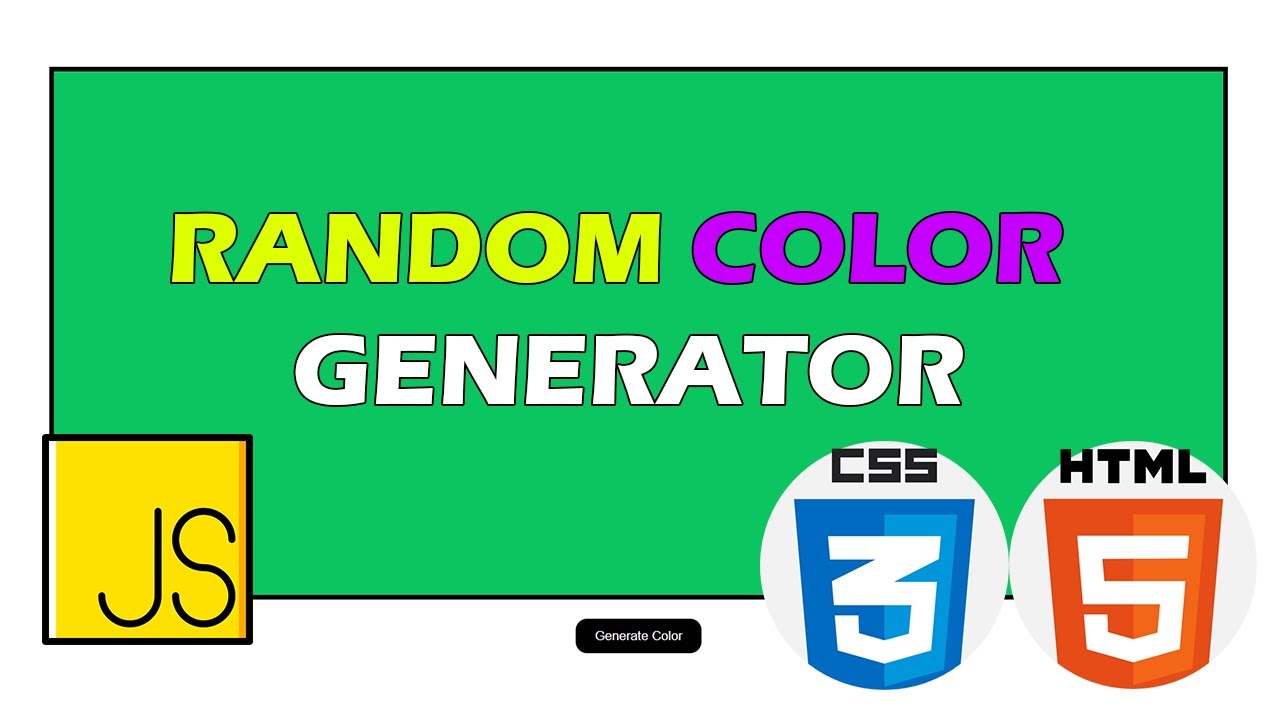 Random color generator | HTML CSS JS Project