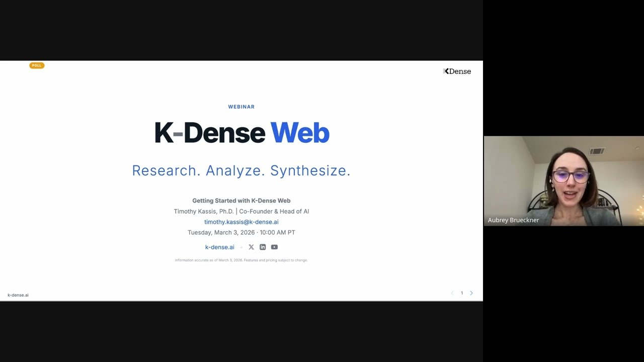 Getting Started with K-Dense Web