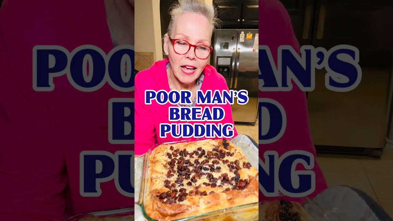 Poor Man’s Bread Pudding #1930s #depressionera #shorts #makethat #vintagerecipes #baking #easyrecipe