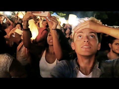IT'S LIT AT THE THAI LANTERN FESTIVAL 🔥 | DamonAndJo