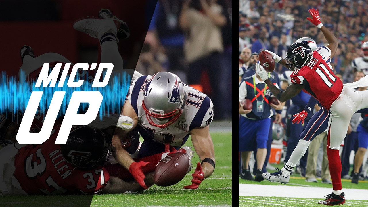 Mic'd Up: Julian Edelman & Julio Jones Amazing Catches In Super Bowl LI | NFL Films | Sound FX