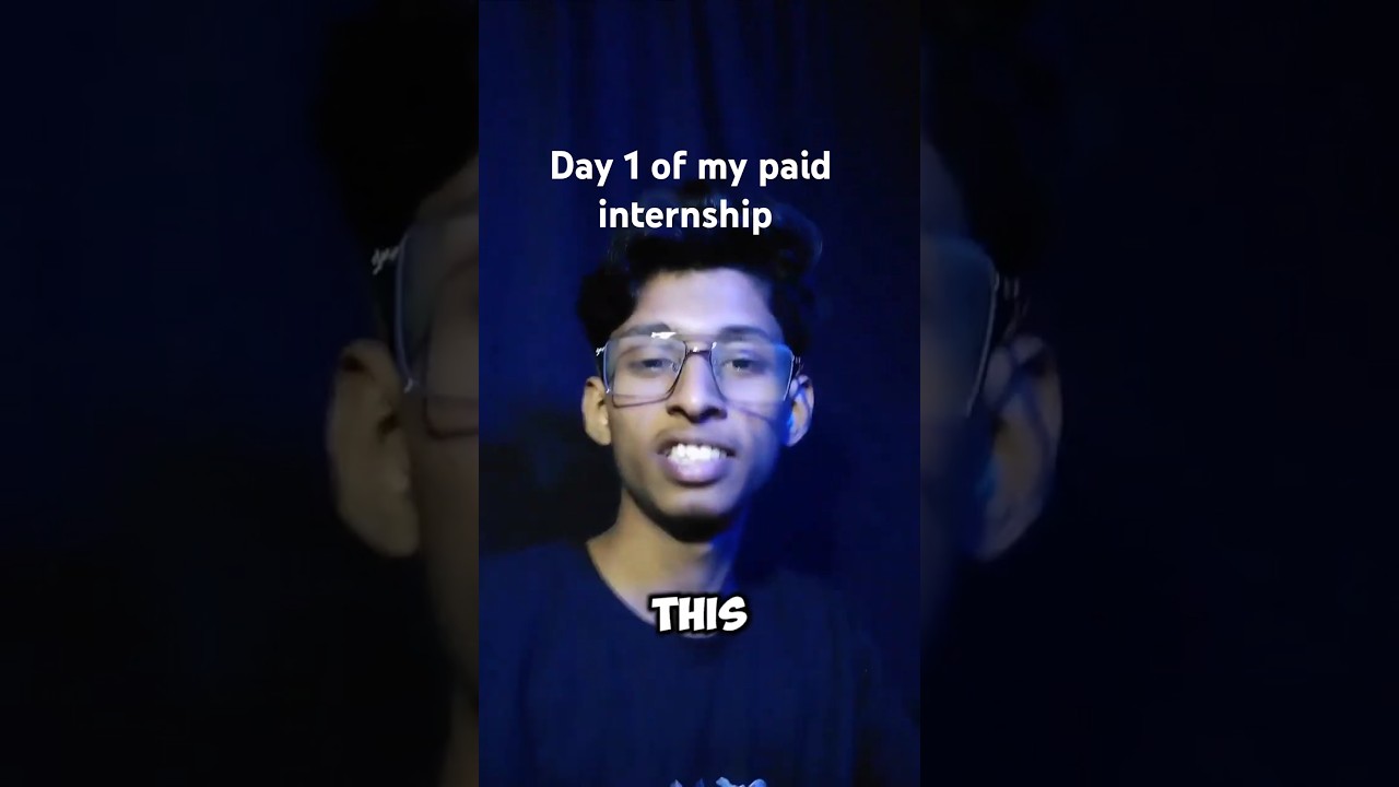 Day 1 of My Paid Remote Web Developer Internship! #shorts  #coding #internship #interview