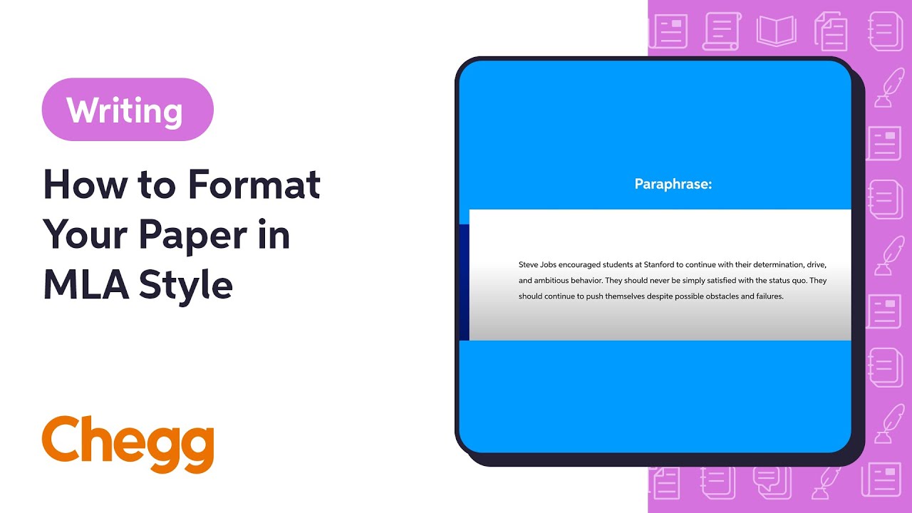 How to Format Your Paper in MLA Style | Chegg