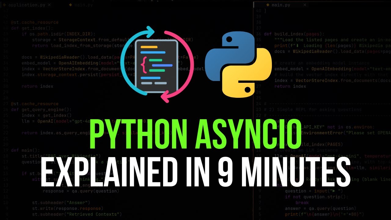 Python AsyncIO Explained in 9 Minutes