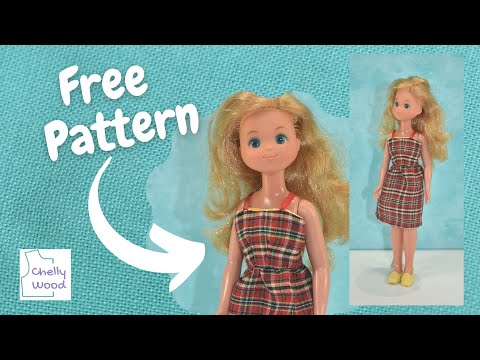 Free Doll Clothes Patterns: Sunshine Family doll dress