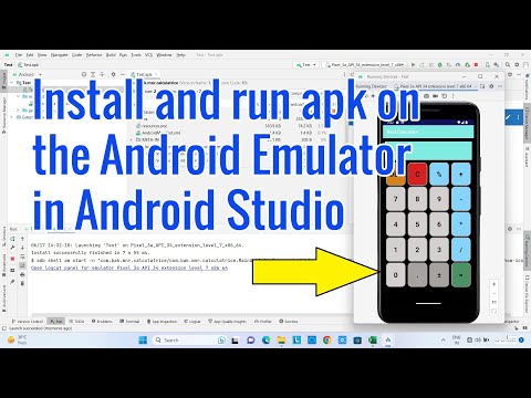 Install and run apk on the Android Emulator | Android Studio | Quick and easy way