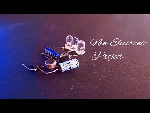 New electronic project || CD4017 IC PROJECTS.#Shorts