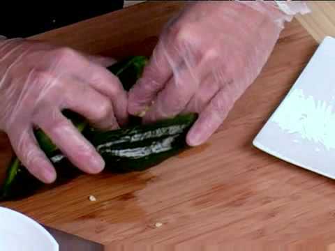 Cooking Tips : How to Prepare Poblano Peppers for Stuffing