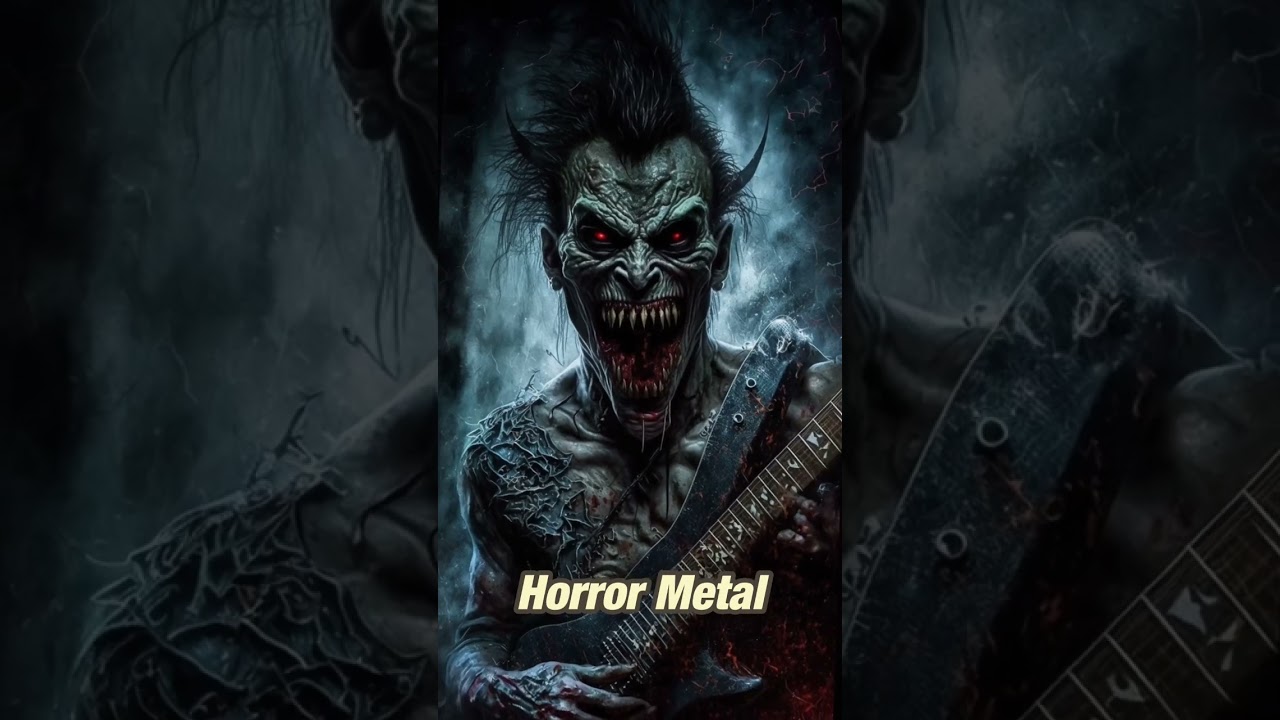 A.I. Visualisations of METAL sub-genres PART 2! #shorts