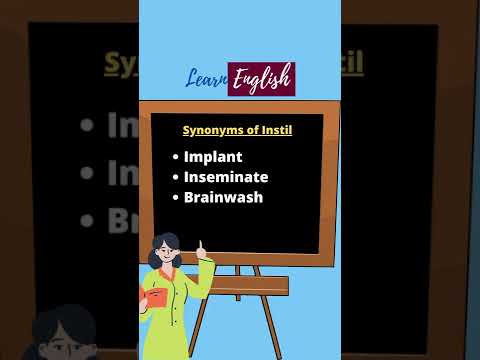 Synonyms of Instil? | Instil का Synonyms? #shorts #learnenglishmeaning #synonyms #youtubeshorts