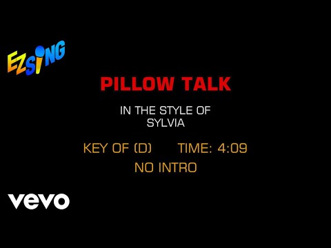 Sylvia - Pillow Talk (Karaoke EZ Sing)