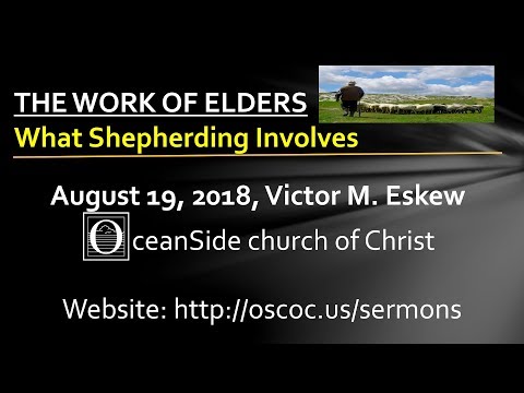 What Shepherding Involves - Work of An Elder