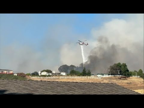 Witness describes evacuating from San Jose foothills fire