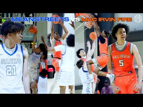 CRAZIEST GAME OF THE SUMMER!! š„ Chicago Rivals CLASH at EYBL!! Mac Irvin Fire vs Meanstreets 17u !