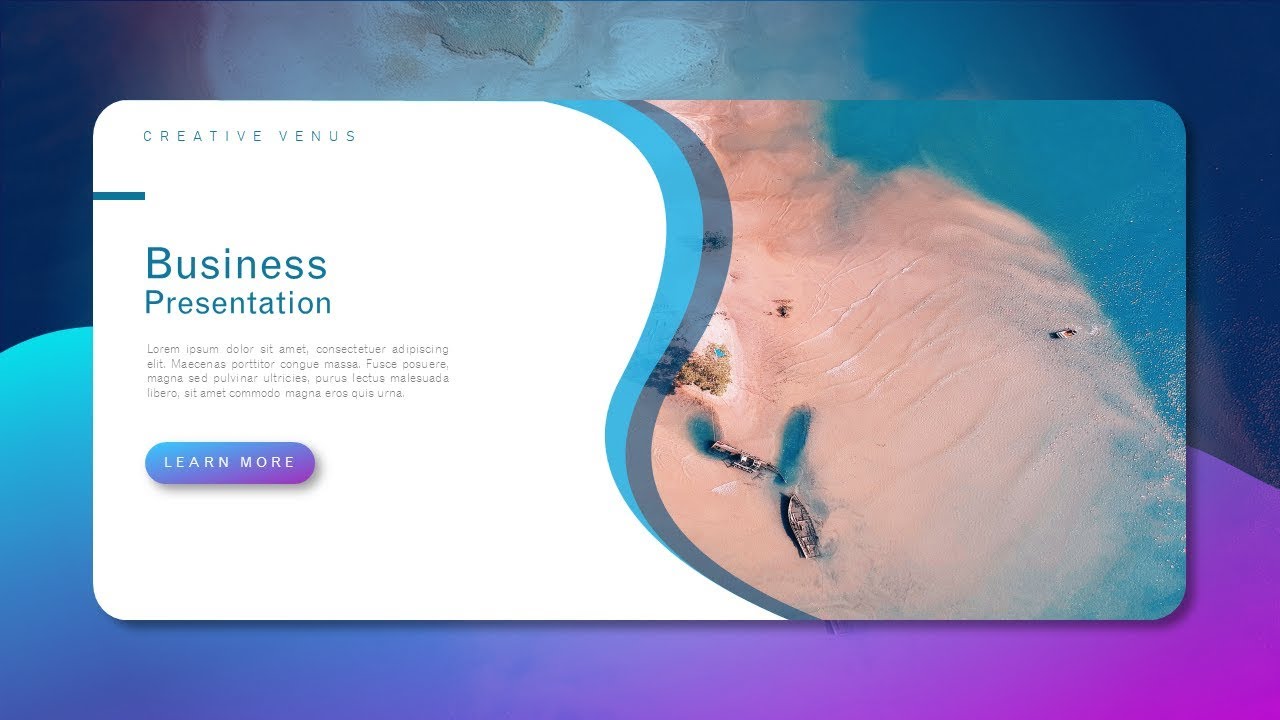 This is AWESOME | Modern & Creative Business Presentation Slide Animation in PowerPoint