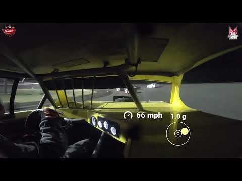 #225 Logan Brown - Factory Stock - 8-26-2023 Salina Highbanks Speedway - In Car Camera