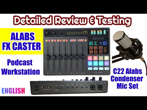 ALABS FX CASTER Podcast Workstation - Detailed Review and Testing | Recording to iPhone