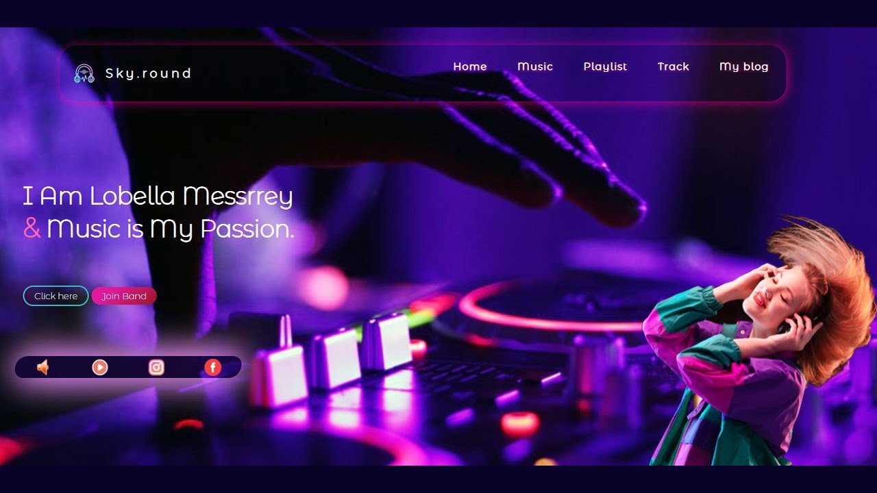 How To Create Animated Website Design Using HTML And CSS Step By Step Tutorial 2020 | Responsive