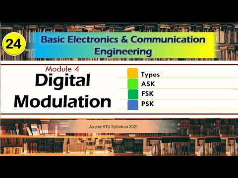 M4 L7 | Digital Modulation ASK FSK PSK | Basic Electronics and communication VTU