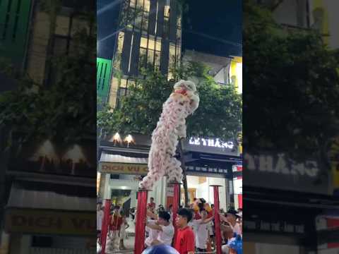 dancing dragon at the top, Vietnam Autum festival