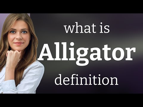 Alligator — what is ALLIGATOR meaning