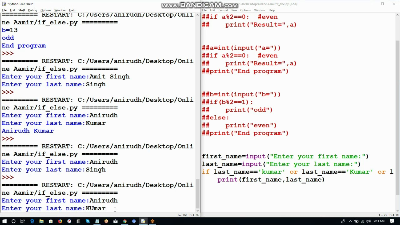Python 3 Tutorial 037- Control Flow - if-else statement