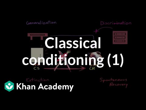 Classical conditioning: Extinction, spontaneous recovery, generalization, discrimination