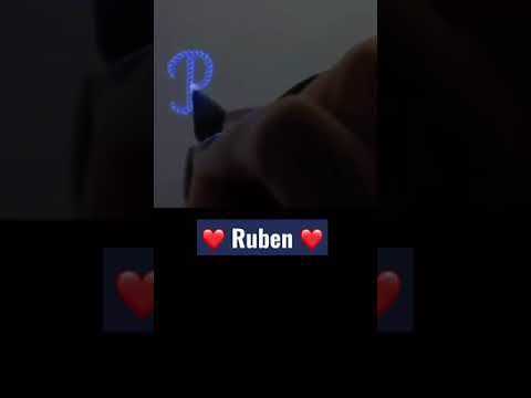 RUBEN (Calligraphy video) #calligraphy #name #ruben