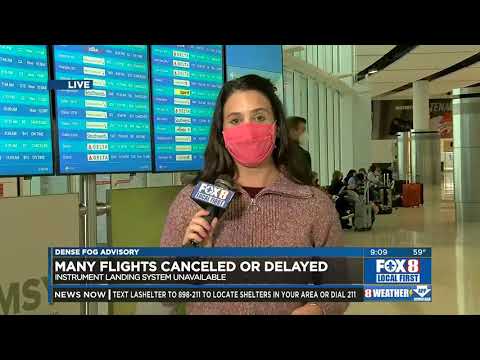 LIVE: Flight delays & cancelations due to fog at MSY