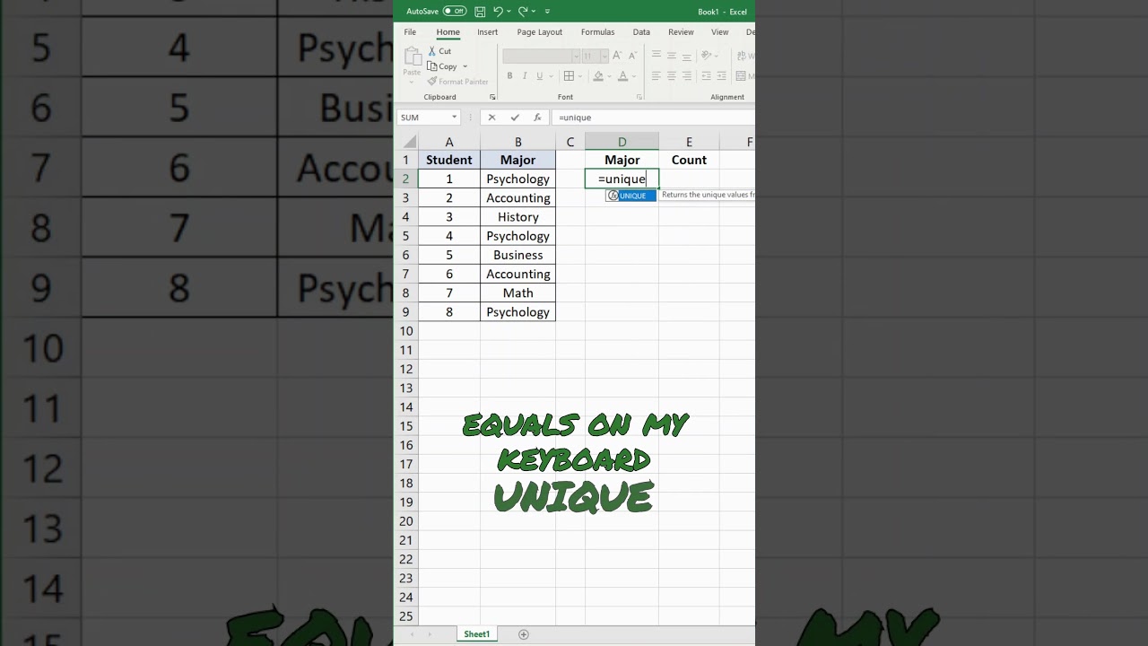 How to Count Duplicate Values in Excel
