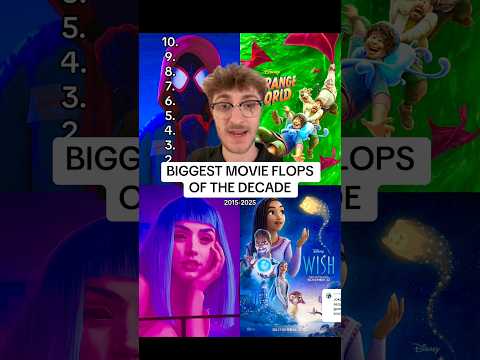 BIGGEST MOVIE FLOPS OF THE DECADE‼️❄️