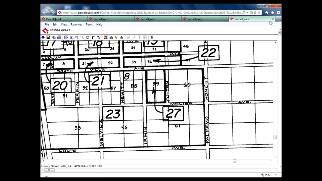Reading a Parcel Map
