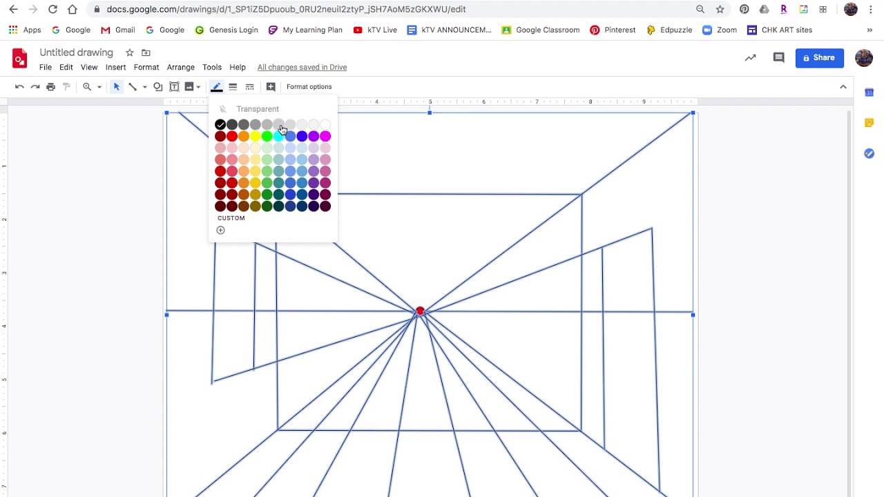 Perspective Room   Google Drawings
