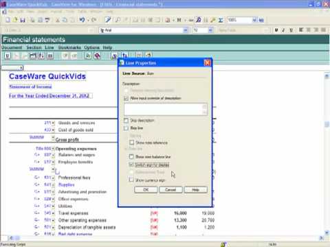 GAAP Financials: Working in the Financial Statements - Subtotals