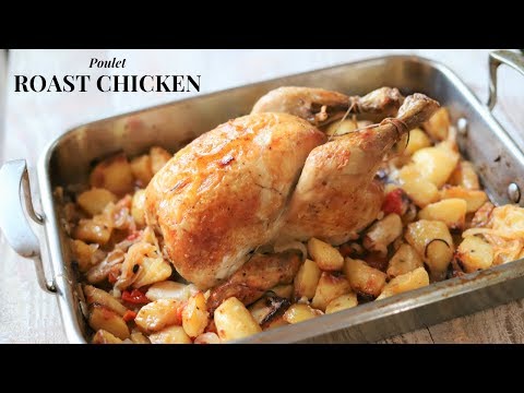 Family Home Style Roast Chicken ( using the 3 stages roasting method)