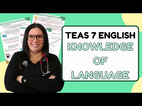 2025 ATI TEAS English Knowledge of Language with Nurse Cheung (Practice Questions & Rationales)