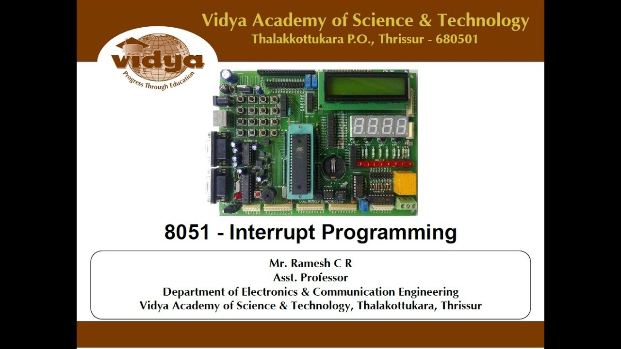 EC 305 - Module 5 (8051 Interrupts)