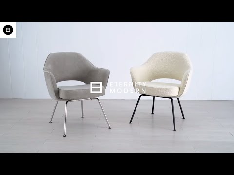 Saarinen Executive Armchair With Metal Legs | Mid Century Modern Chairs