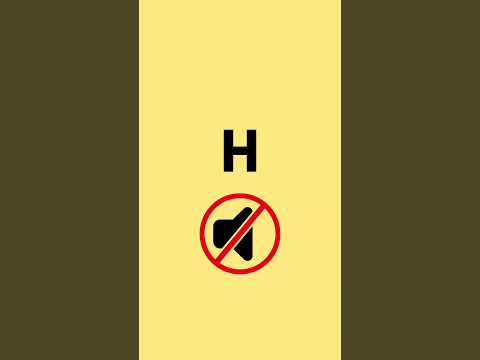 THE LETTER H IN SPANISH 🤫 #shorts