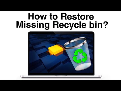 How to Find & Restore a Missing Recycle Bin in Windows 10 Computer
