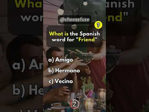 Spanish Challenge: Guess the Word! #quiz #trivia #spanishwords