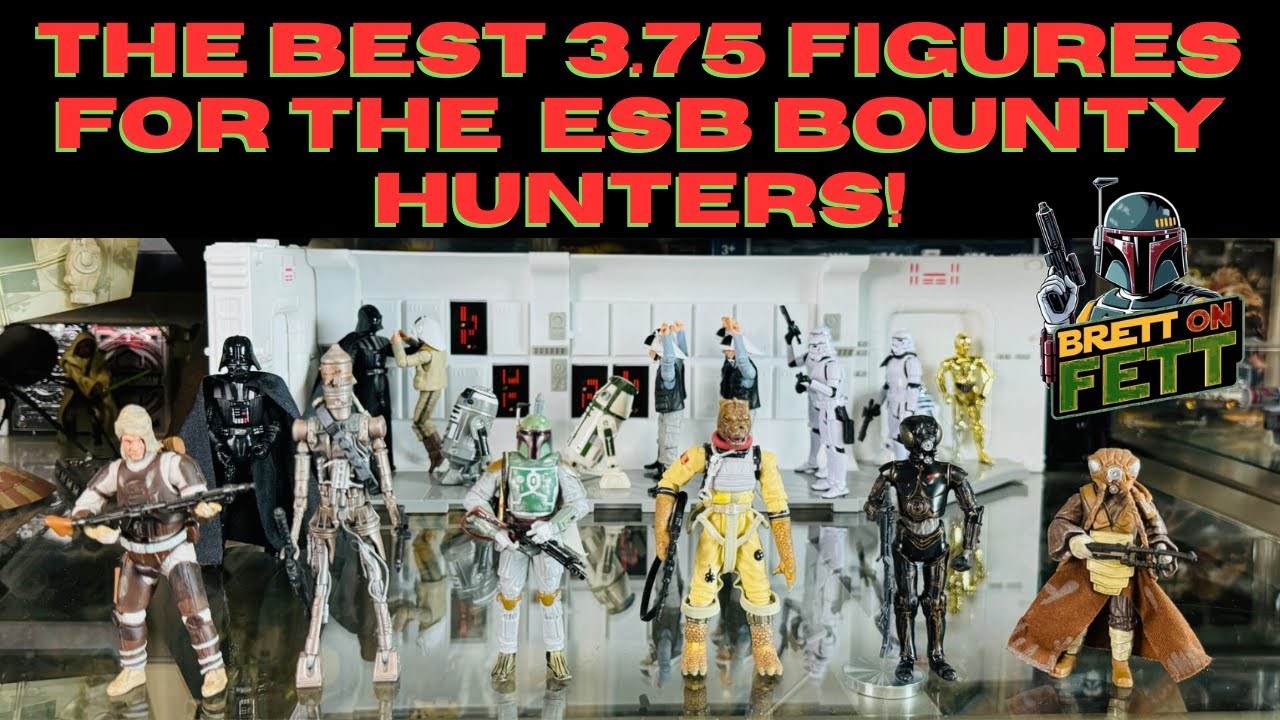 STAR WARS BEST 3.75 FIGURES FOR THE EMPIRE STRIKES BACK BOUNTY HUNTERS!