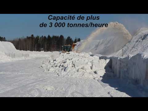 R.P.M. Tech HS300 - Une souffleuse amovible idéale pour les dépôts à neige