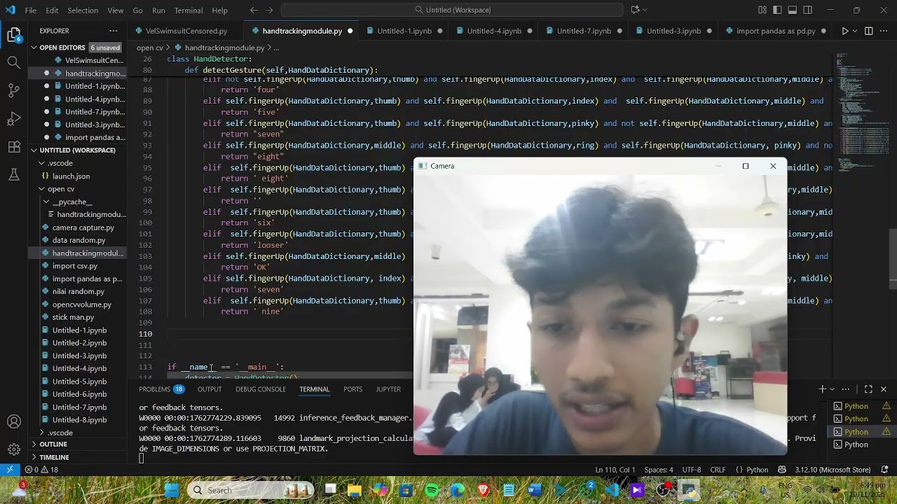Real-Time Hand Gesture Recognition Using Mediapipe & OpenCV in Python!